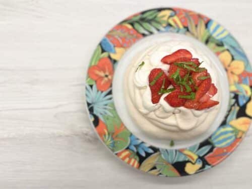 Recette pavlova individuelle fraises Recette pavlova individuelle fraises